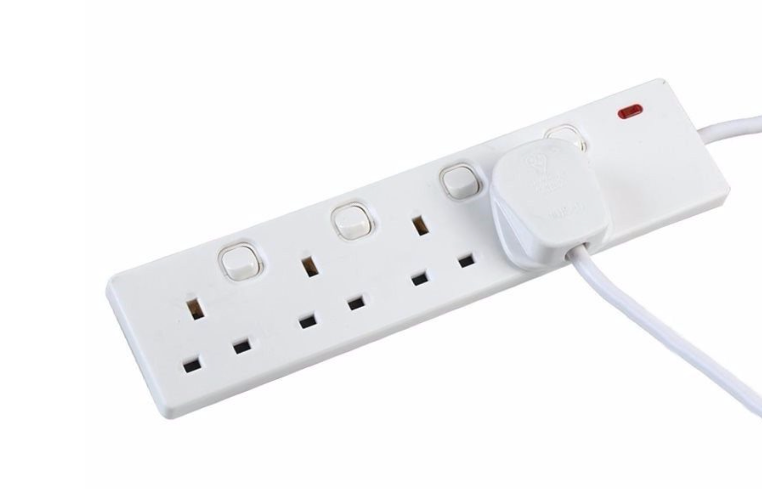 Switched Extension Lead 2 Metre (4 Way) – CTS Systems